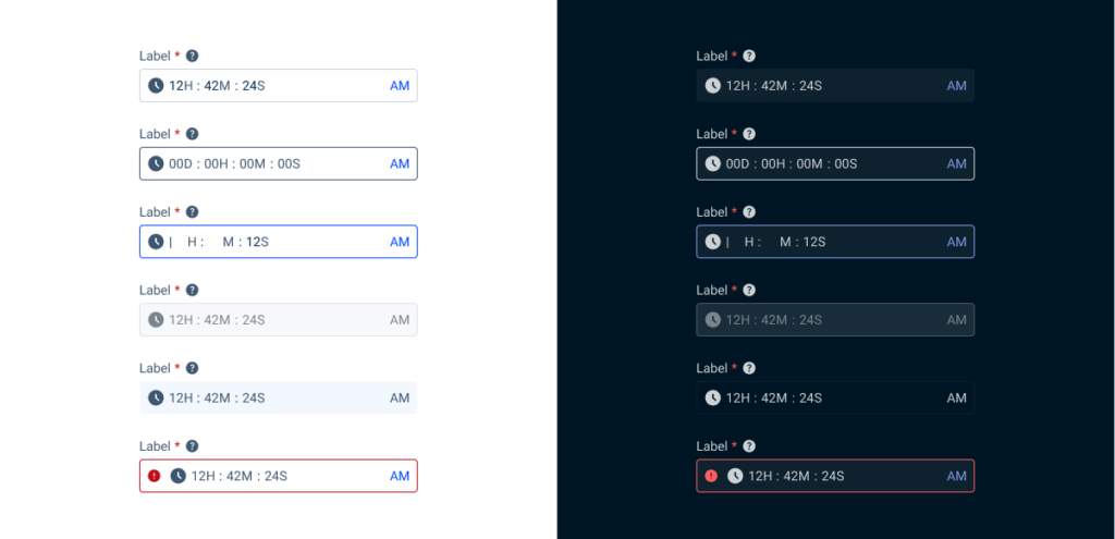 Time Pickers - Compose Design